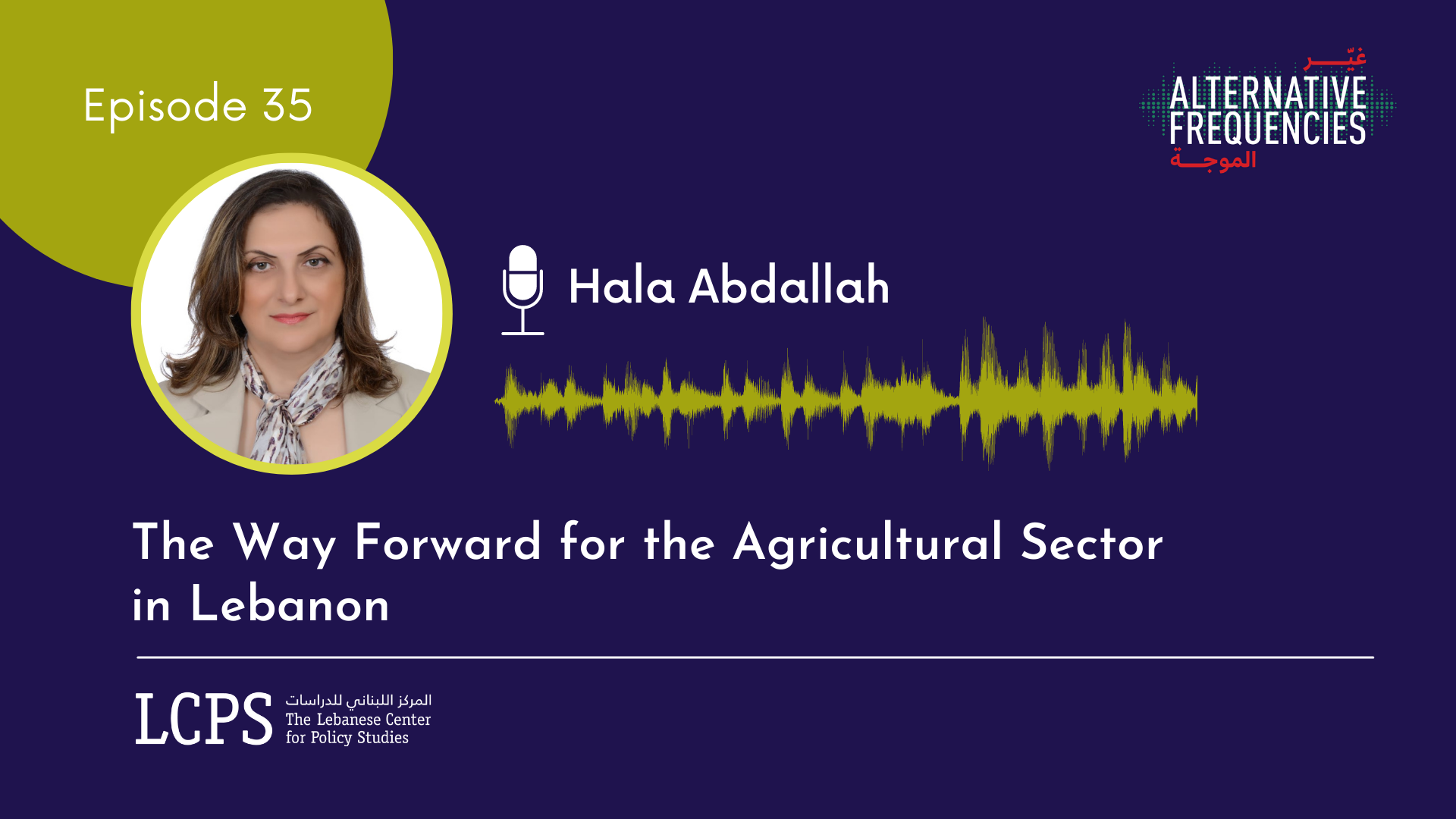 The Way Forward for the Agricultural Sector in Lebanon